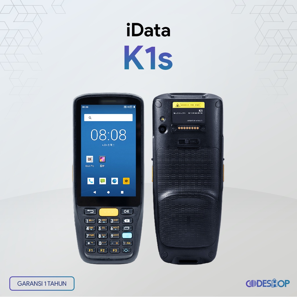 Jual iData K1S Scanner Barcode Mobile Android PDT 2 Dimensi | Shopee Indonesia