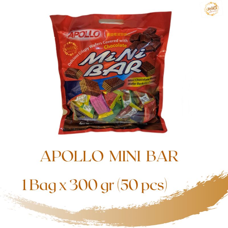 Jual Apollo Mini Bar 300 gr ( 50 bks ) | Shopee Indonesia
