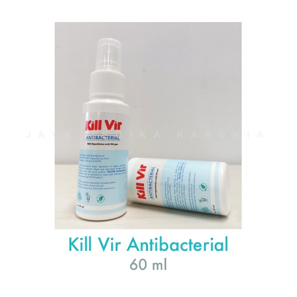 Jual Kill Vir Antibacterial - Sanitizer 60 ml HOCL ( Non Alkohol ...