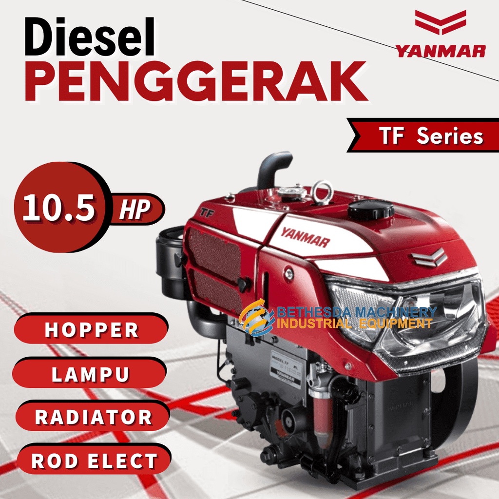 Jual Mesin Penggerak 10.5 HP Diesel Yanmar TF 105 H / engine radiator | Shopee Indonesia