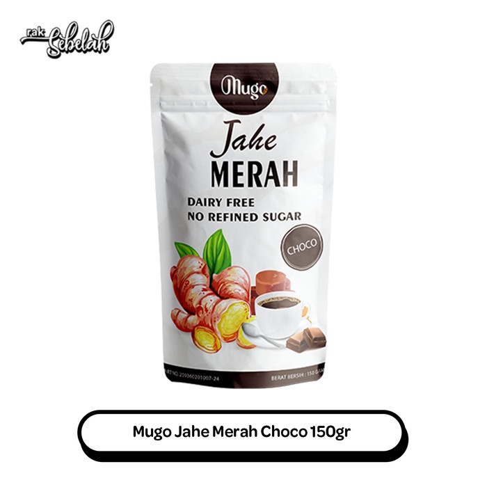 Jual Mugo Jahe Merah Chocolate 150gr Minuman Tanpa Gula Pasir Dairy ...