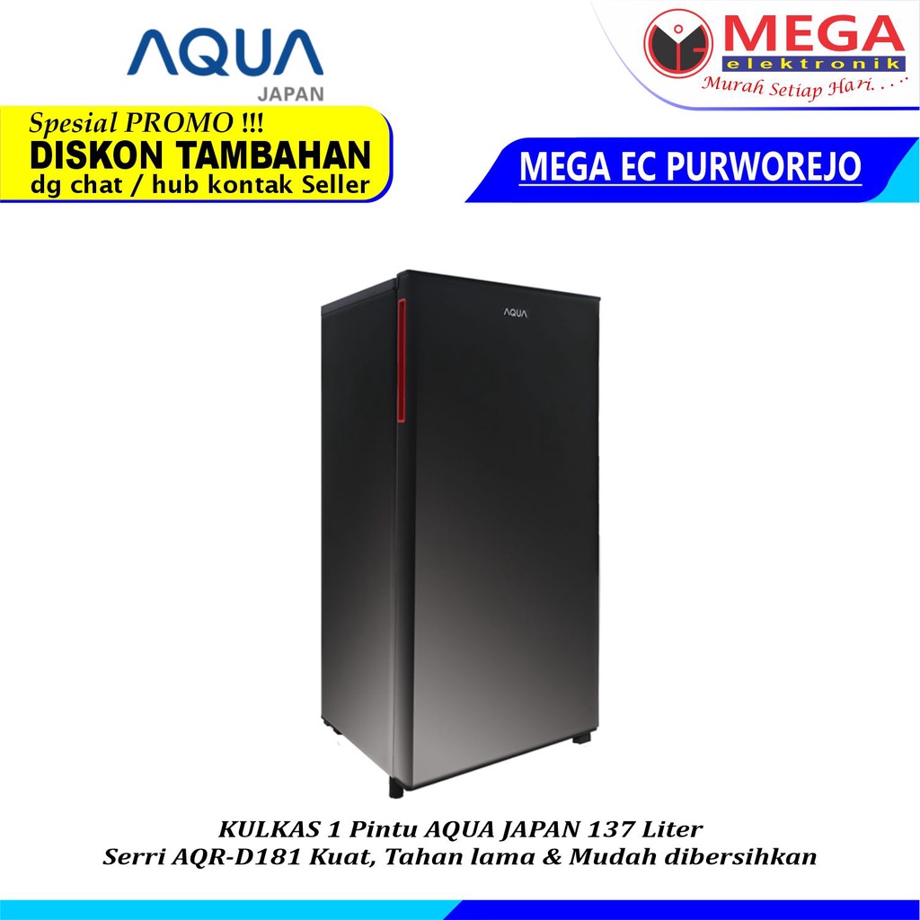 Jual LEMARI ES AQUA 1 PINTU AQR D181 DS/LS | Shopee Indonesia