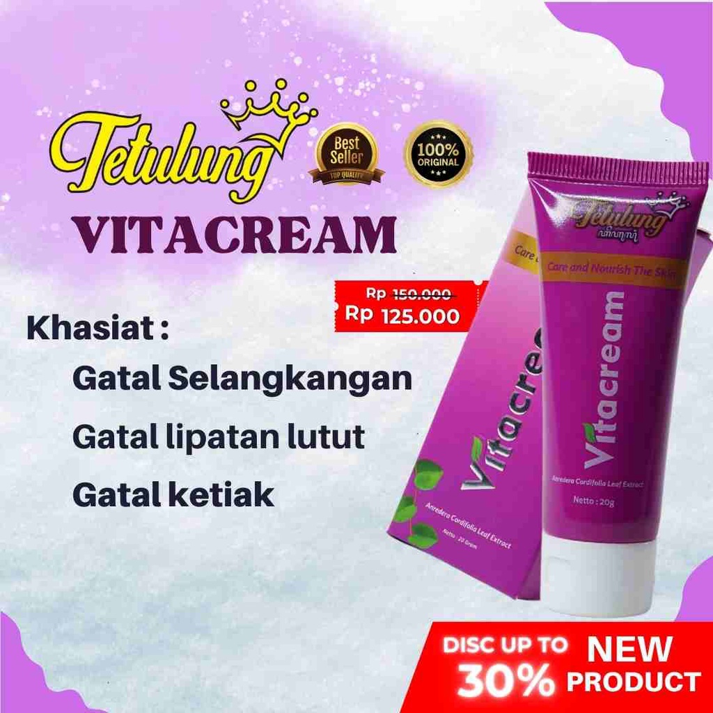 Jual Paket Gatal Ampuh tetulung Vitacream - Obat Gatal Kulit Seluruh ...