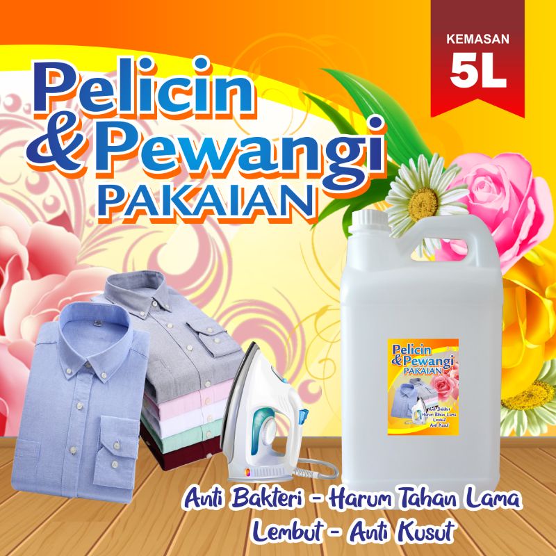 Jual R-CLEAN Pelicin setrika dan Pewangi Pakaian aneka aroma wangi ...