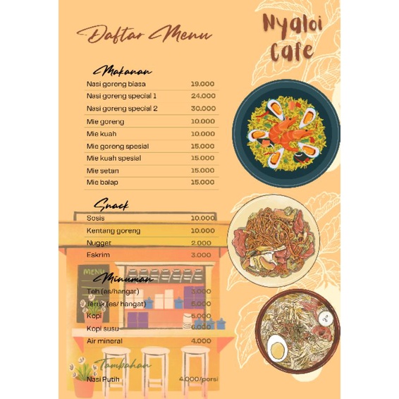 Jual Brosur Menu/Jasa buat Menu | Shopee Indonesia