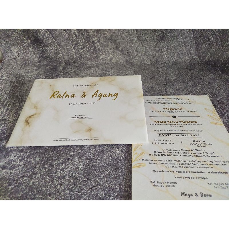 Jual UNDANGAN PERNIKAHAN MARBLE | Shopee Indonesia