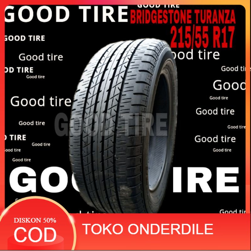 Jual BRIDGESTONE TURANZA 215-55-17 R17 RING 17 COPOTAN SEKEN SECOND BEKAS BAN MOBIL HRV NISAN ...