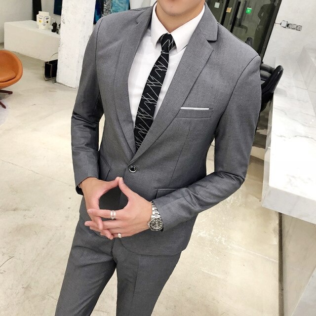 Jual Best Seller Jas Blazer Pria Slimfit Korea Style Blazer Kantor Laki ...