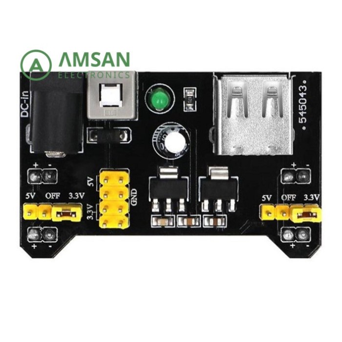 Jual Power Supply Breadboard MB 102 Dual Output 3.3V & 5V PSU Breadboard | Shopee Indonesia