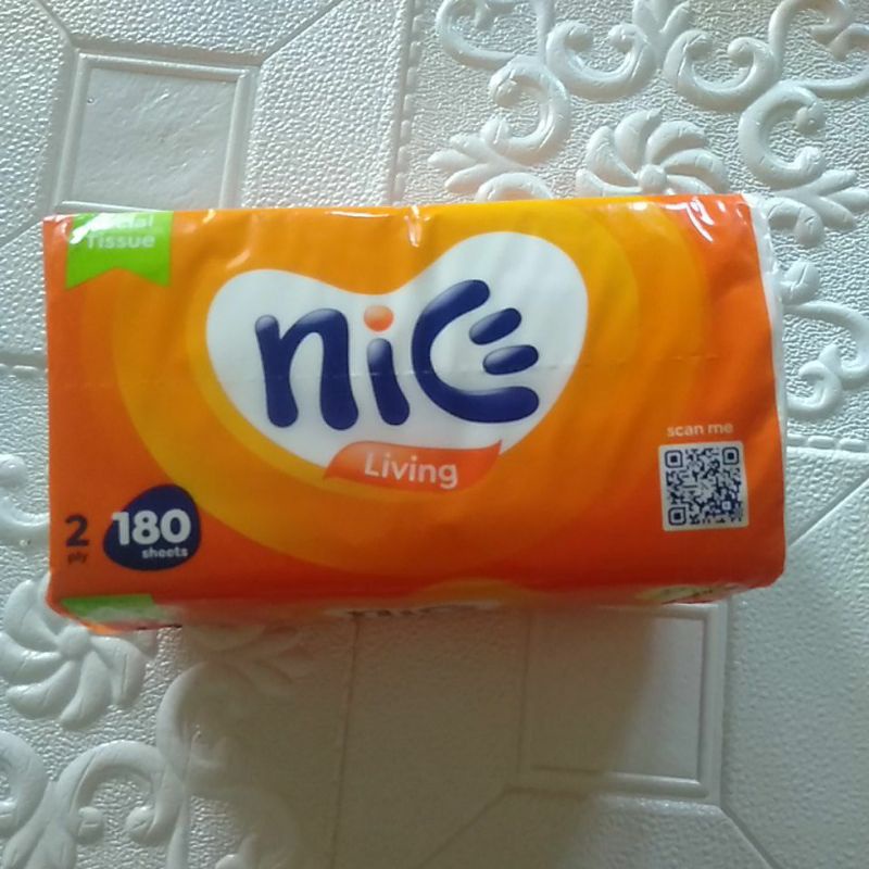 Jual Promo Tisu Nice 180 sheet 2 ply Facial Tissue (kemasan terbaru ...