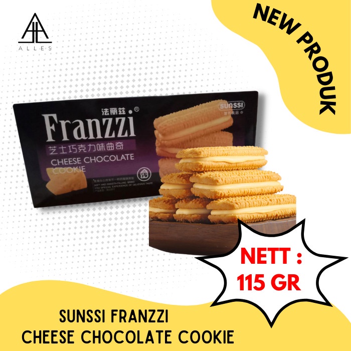 Jual Franzzi Sunssi Box Cookie Biskuit Wafer Cheese Chocolate Cookie ...