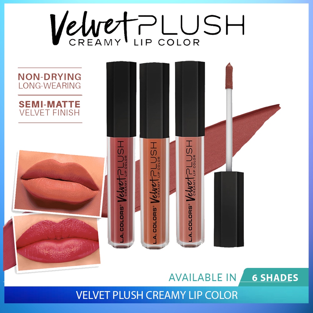 Jual LA Colors Velvet Plush Creamy Lip Color - Hasil Akhir Semi-Matte ...