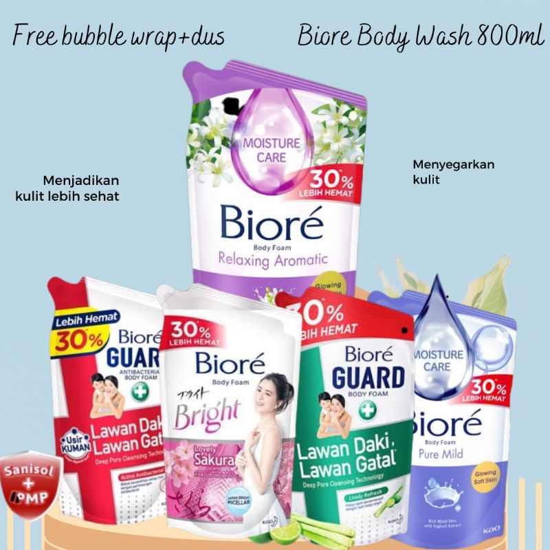 Jual Biore body foam reffil 800 ml | Shopee Indonesia