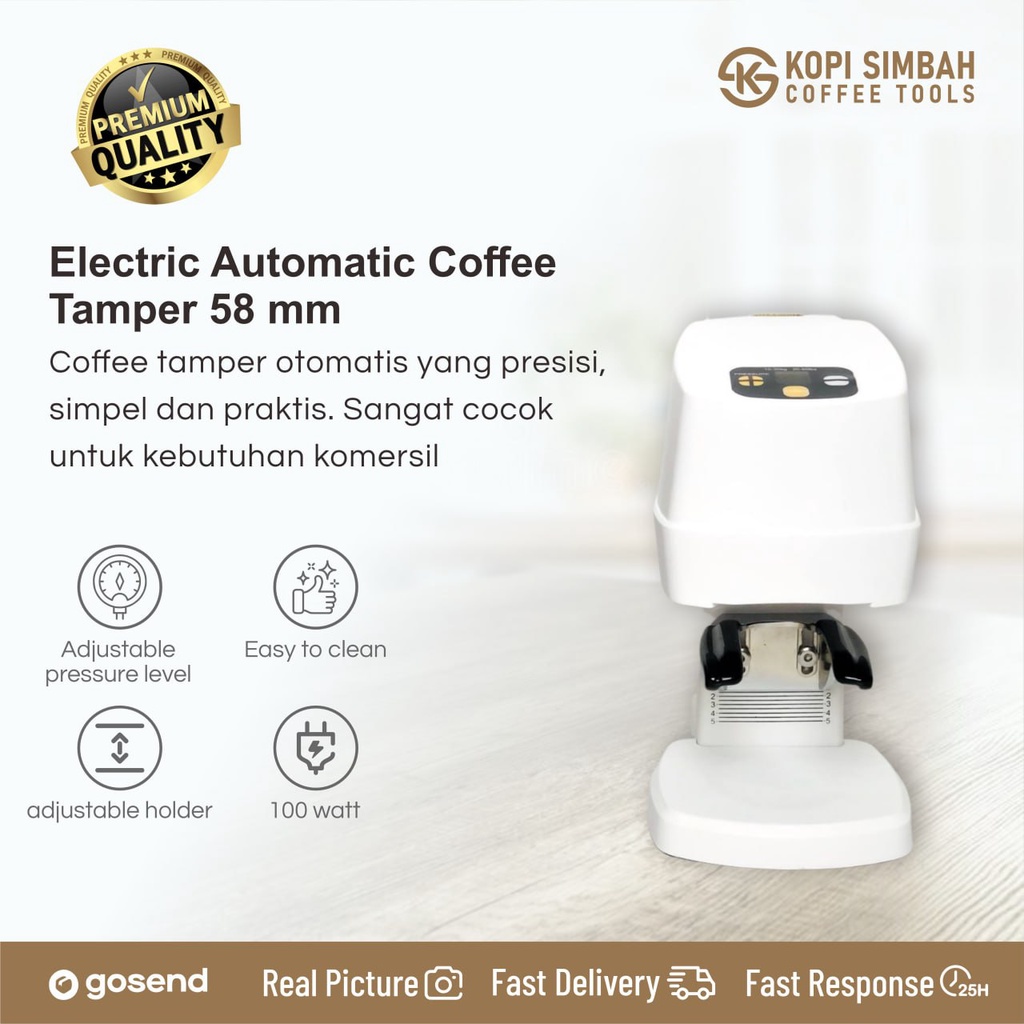 Jual SIMBAH Automatic Coffee Tamper 58mm Alat Press Tamping Kopi ...