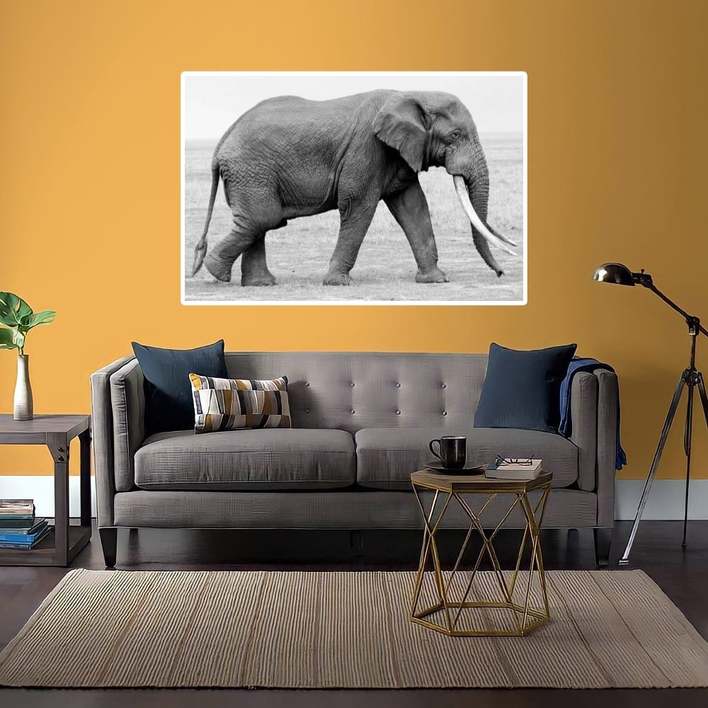 Jual LUKISAN POSTER CETAK GAMBAR GAJAH JUMBO 03 TERLARIS SEINDONESIA ...