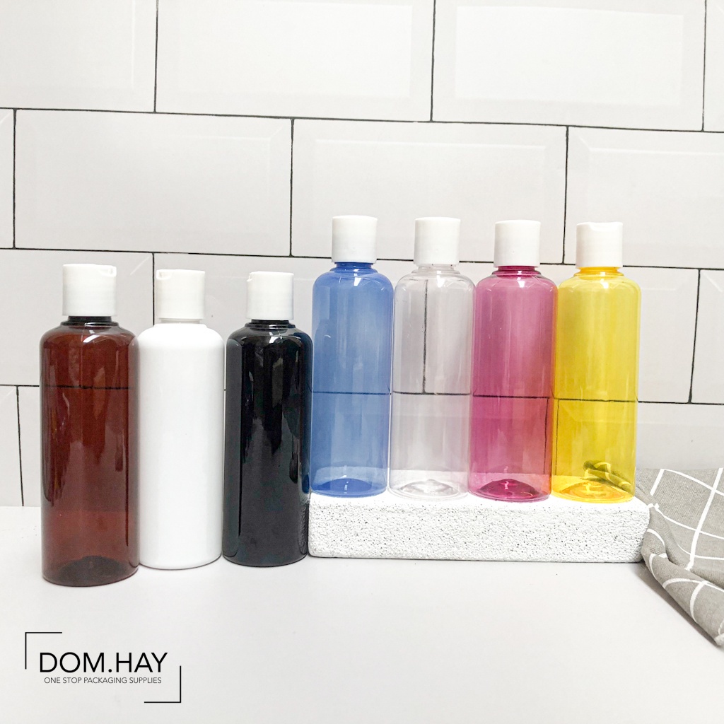 Jual Botol Presstop Putih 250ml Plastik PET Lotion Handsoap Hand Sanitizer Sabun Shampoo Minyak ...