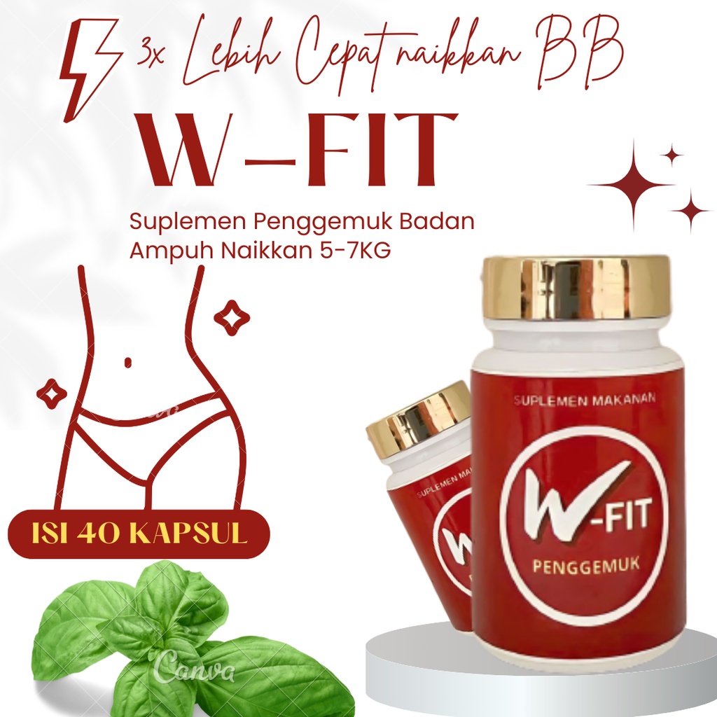 Jual Crystaline Suplemen Naikkan Berat badan W FIT Menaikkan berat ...