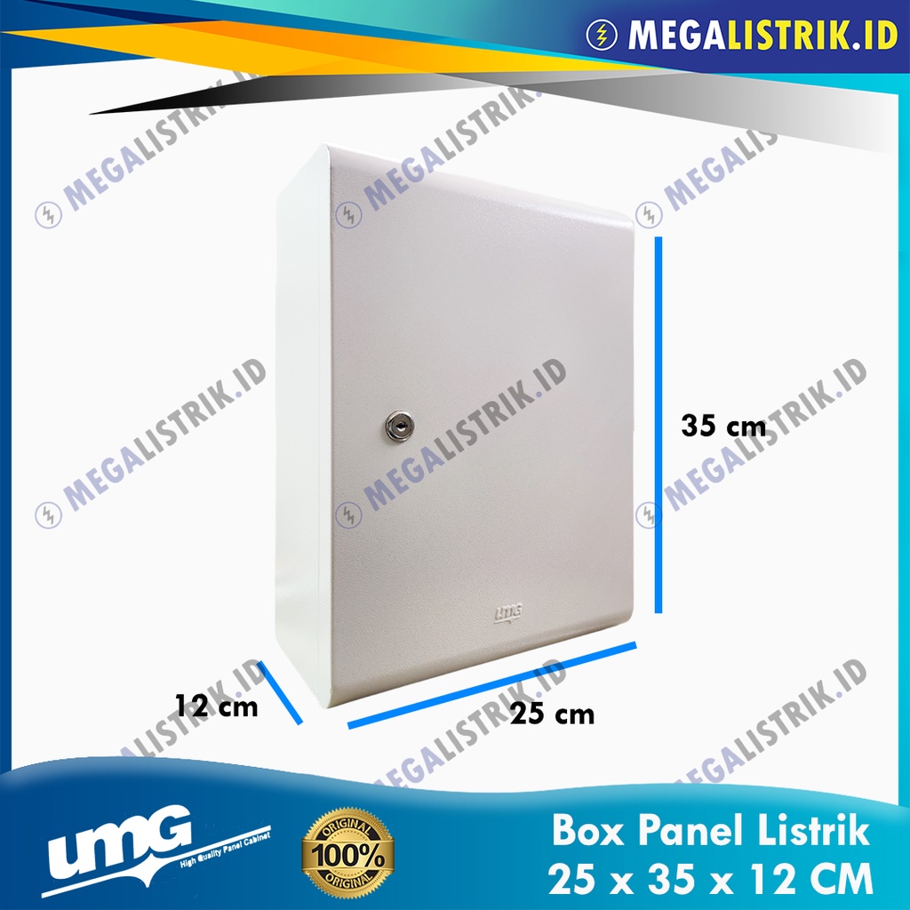 Jual UMG BOX PANEL LISTRIK 25X35X12 CM KUNCI PUTAR / KOTAK PANEL ...