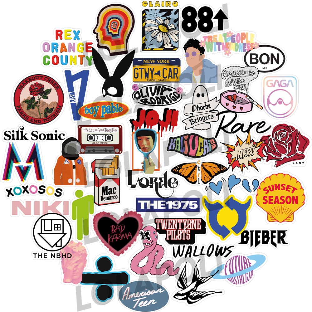 Jual Sticker Pack Aesthetic - POP 40pcs+ | Shopee Indonesia