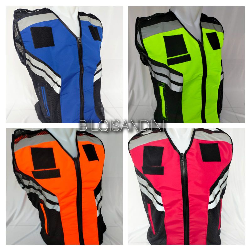Jual rompi taslan polosan touring/security/dishub/parkir/proyek ...