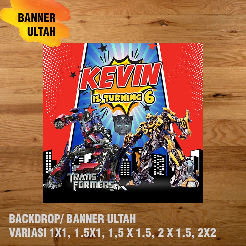 Jual TRANSFORMERS BANNER/ BACKDROP/ SPANDUK ULANG TAHUN UL-TAH | Shopee ...