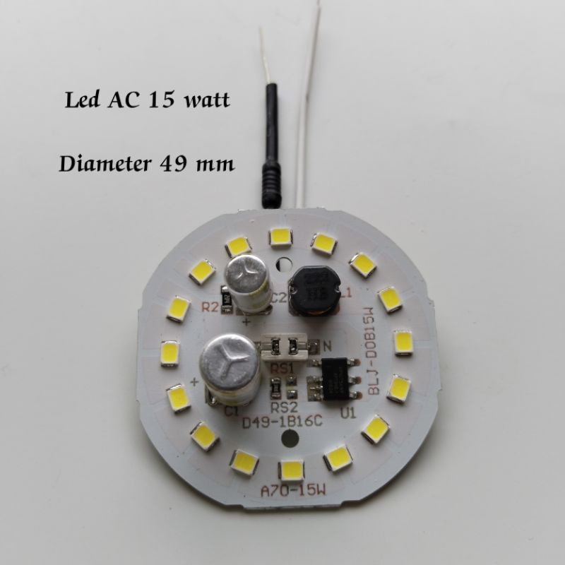 Jual Sparepart Lampu LED AC 15w DOB - PCB Mata LED AC 15 watt - Modul ...