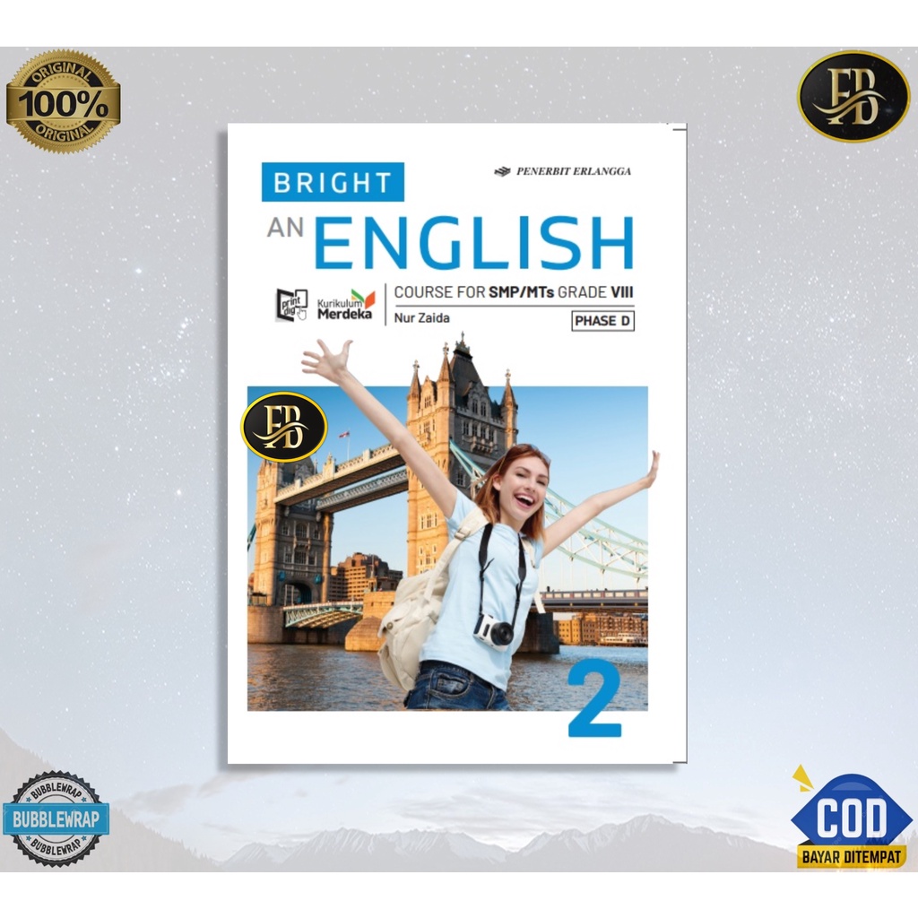 Jual BRIGHT TO ENGLISH KELAS 8 KURIKULUM MERDEKA | Shopee Indonesia