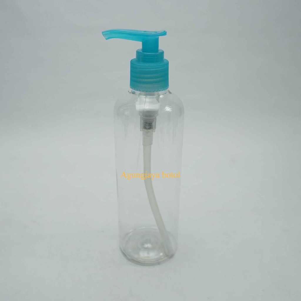 Jual Botol Pet 250 Ml BR Natural Tutup Pump Lotion / Botol Plastik / Botol Kosmetik Br / Botol ...