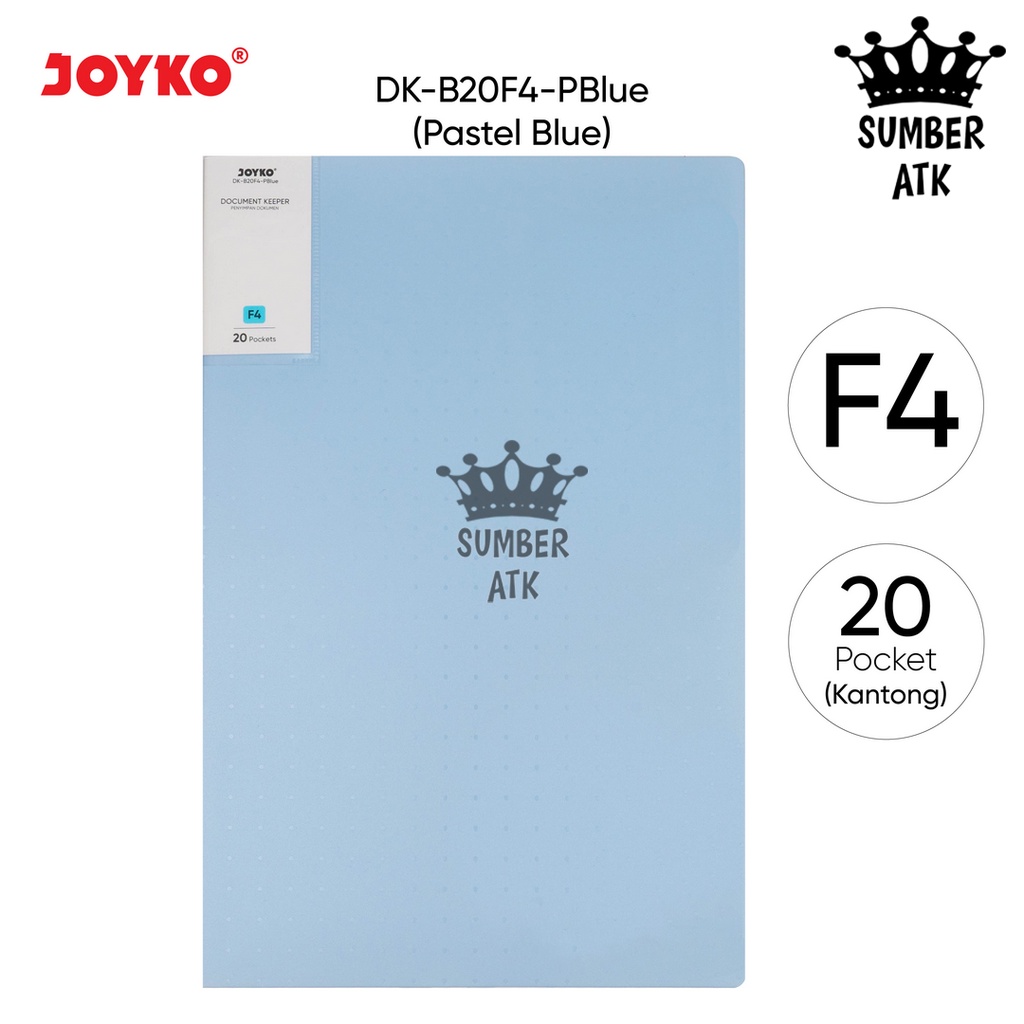 Jual Document Keeper Clear Holder A4 F4 20 , 40 , 60 Lembar Map File ...