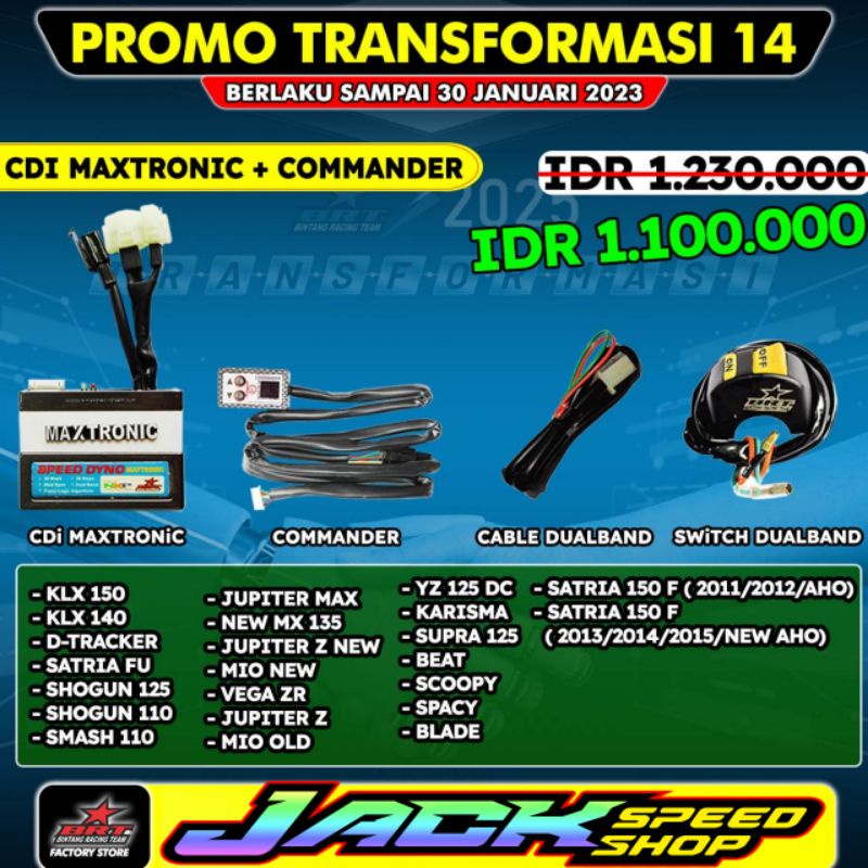 Jual CDI BRT MAXTRONIC KLX 150 / KLX 140 / BF DTRACKER I-MAX I MAX 26 ...