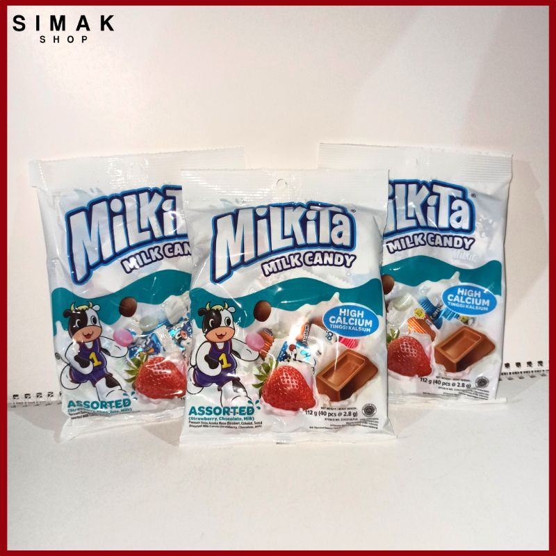Jual Milkita Assorted Milk Candy Permen @40pcs | SIMAK SHOP | Shopee ...
