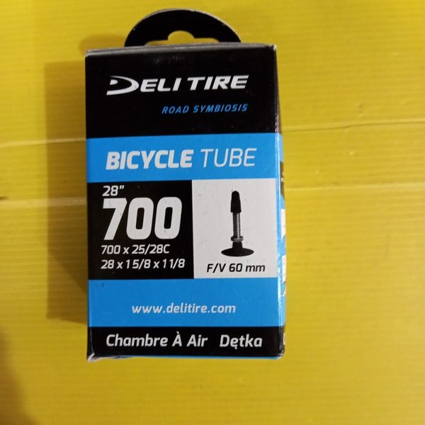 Jual Ban Dalam 700 X 25 - 28C Deli Tire Fv 60mm | Shopee Indonesia