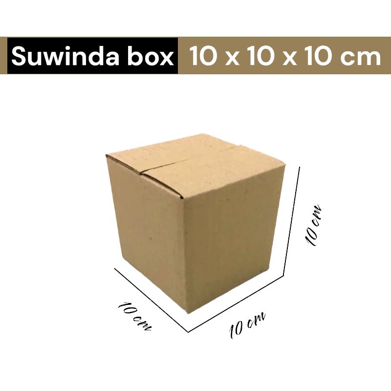 Jual Kardus karton uk. 10x10x10 cm Kotak Box ST untuk packing Souvenir ...