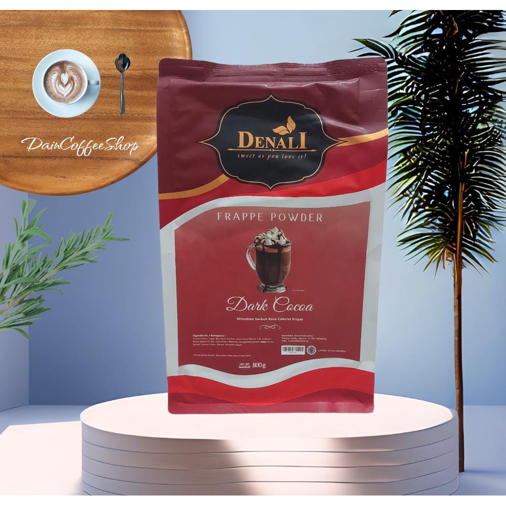 Jual Denali Powder Dark Cocoa 800 gram | Bubuk Frappe Denali Powder ...