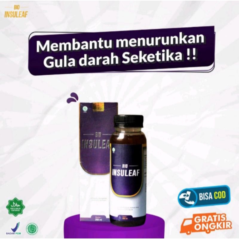 Jual Bio insuleaf obat herbal alami anti diabetes bebas kencing manis ...