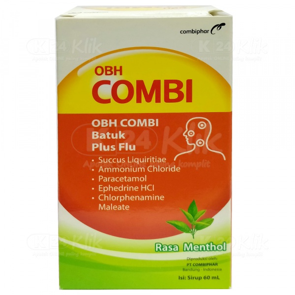 Jual Obh Combi Plus Batuk Flu Menthol Syr 60ml (per Botol) | Shopee Indonesia