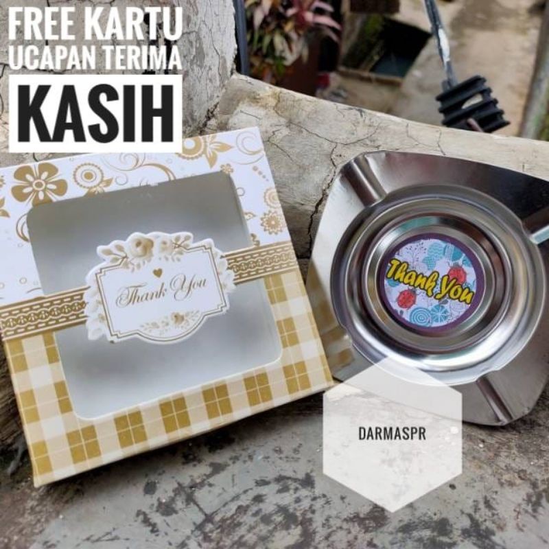 Jual (Isi 50 Pcs) Souvenir Asbak Rokok Kemas Mika | Shopee Indonesia