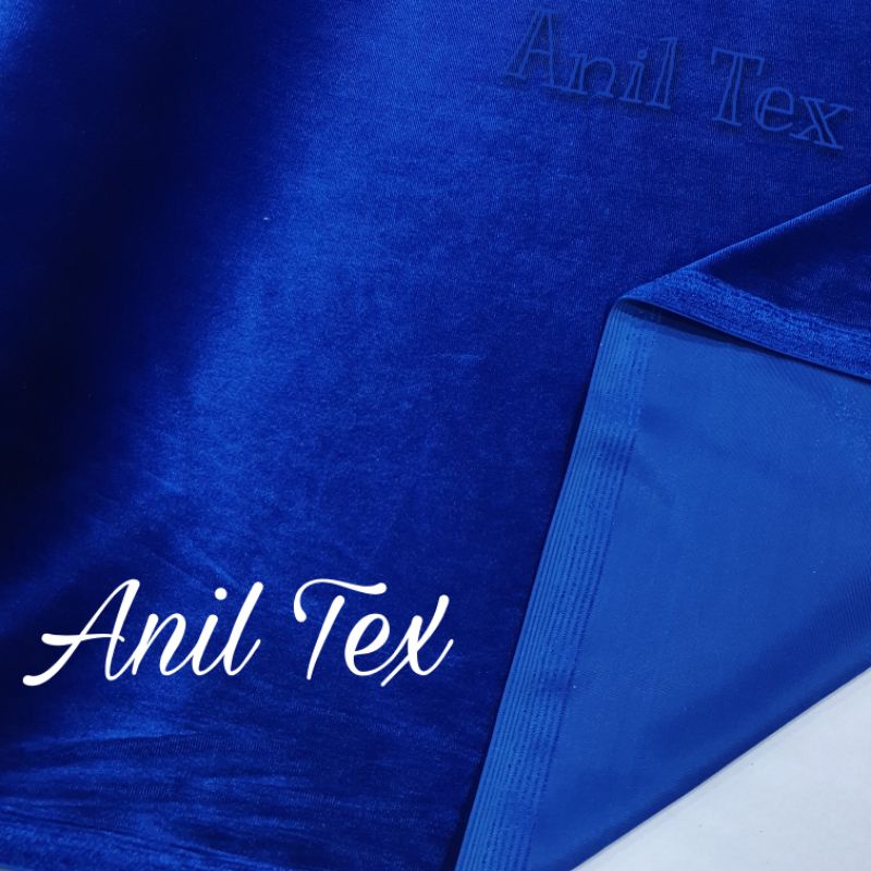 Jual kain bludru premium/bludru stretch grade A/bahan dress bahan sofa ...