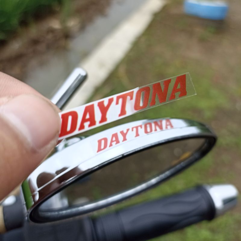 Jual Stiker Daytona Transparan Stang Spion | Shopee Indonesia