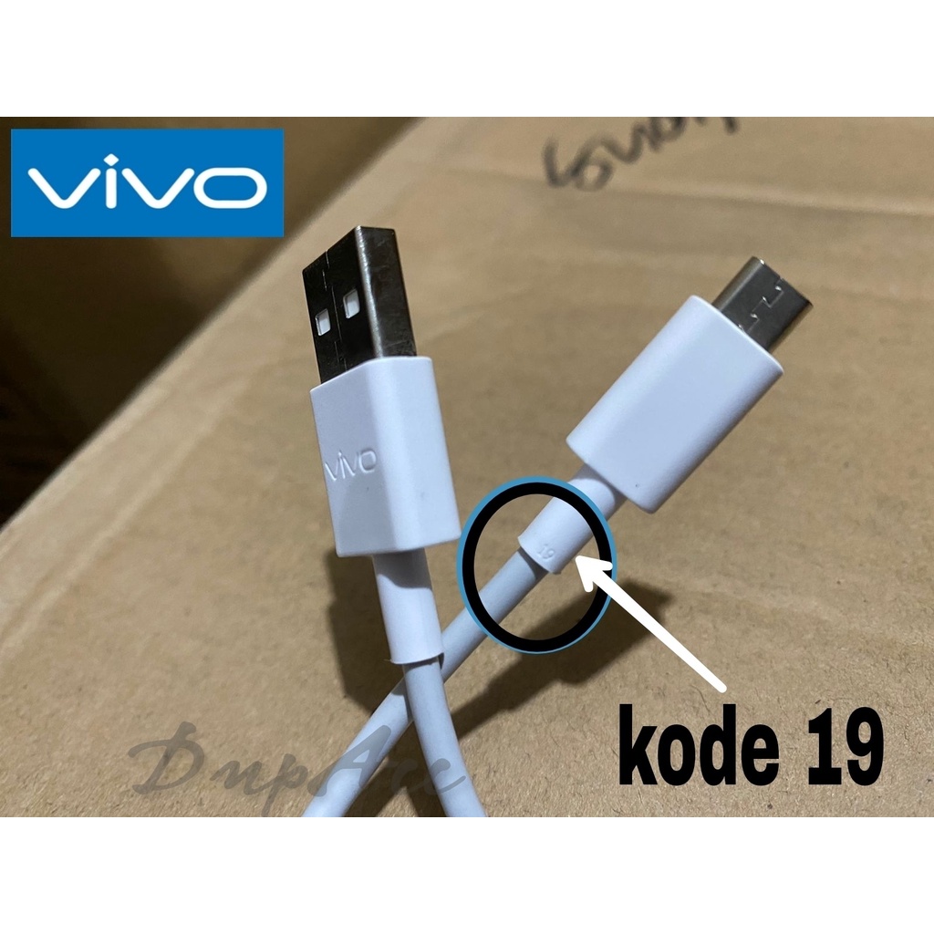 Jual Kabel Data Vivo Original 100% y12, y15, y17, y20, Z1pro, Y21, Y22, Y30, Y33, V20 ...