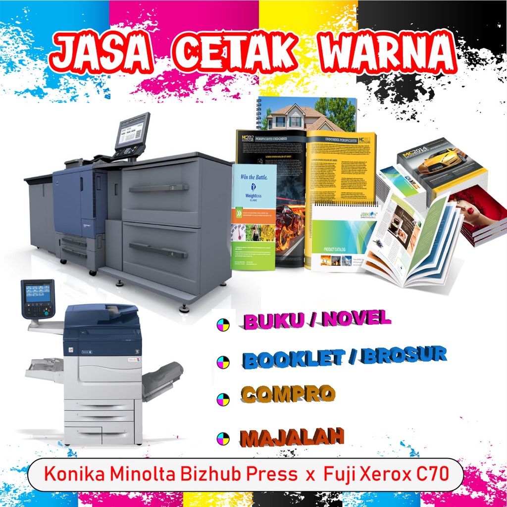 Jual PRINT CETAK WARNA LASERJET (KONICA & XEROX) | Shopee Indonesia