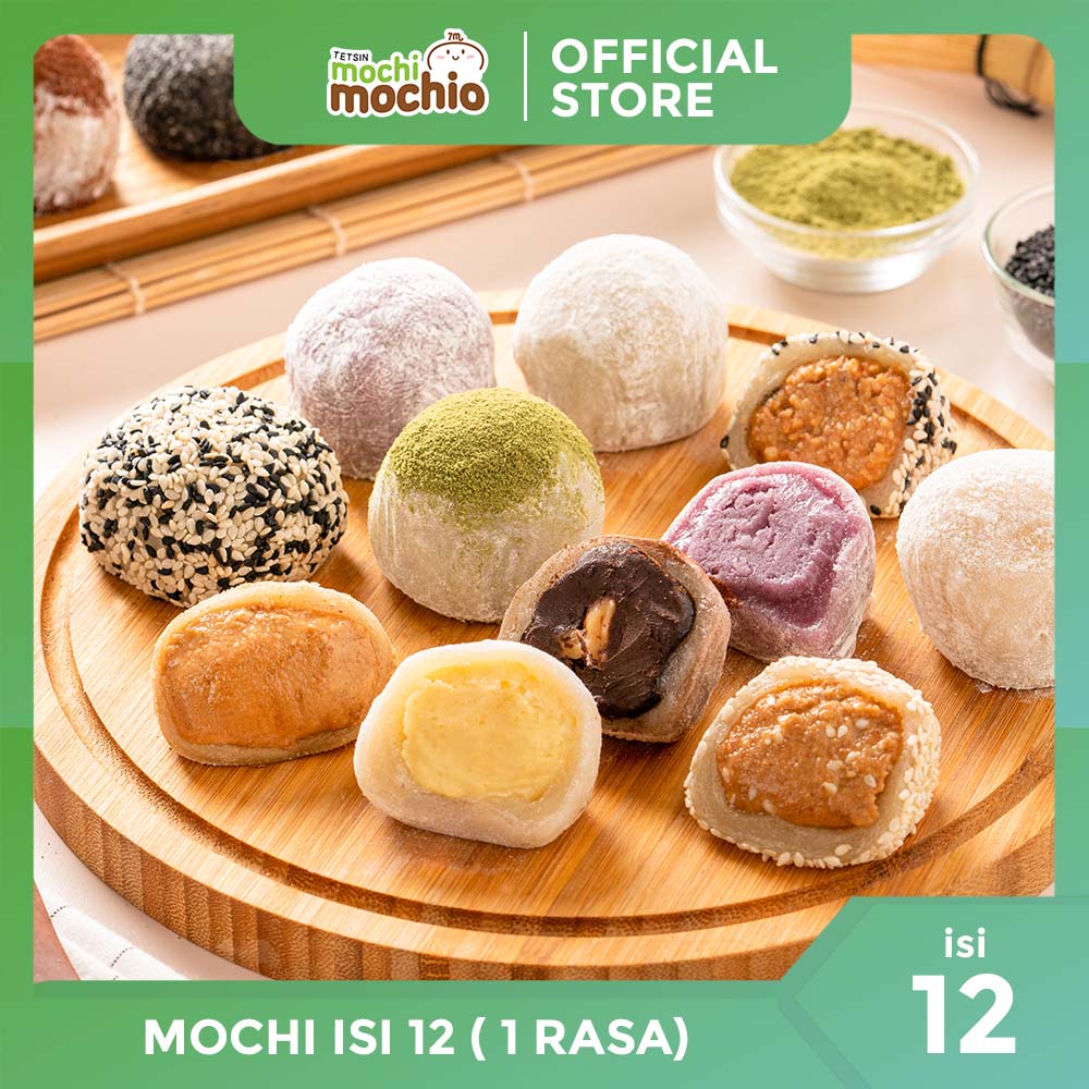 Jual Tetsin Mochi Mochio - Mochi 12 Pcs 1 RASA | Shopee Indonesia