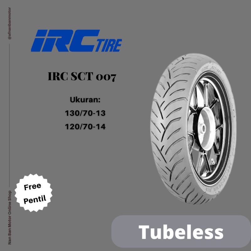 Jual Ban Motor IRC SCT-007 130/70-13 & 120/70-14 | Shopee Indonesia