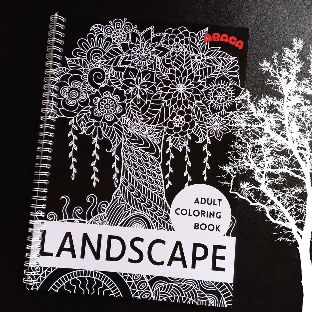 Jual Adult Coloring Book Landscape Panorama, Buku Mewarnai Dewasa ...