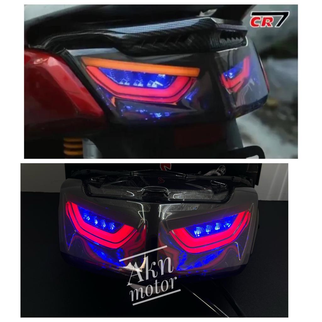 Jual Lampu stoplamp led nmax 155 old / lama model xmax lampu stop CR7 ...