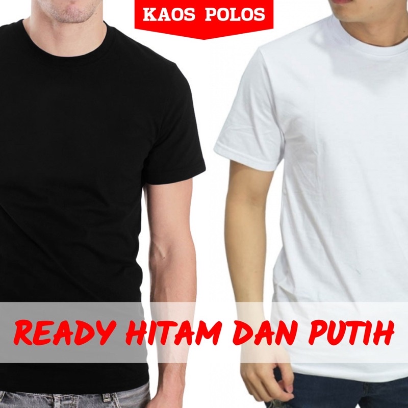 Jual Kaos Polos Cotton Combad 30s Kualitas Distro Shopee Indonesia 