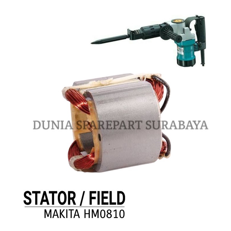Jual Sparepart Stator Mesin Jack Hammer Makita HM0810 / Bantalan Field Bor Bobok Tembok Beton ...
