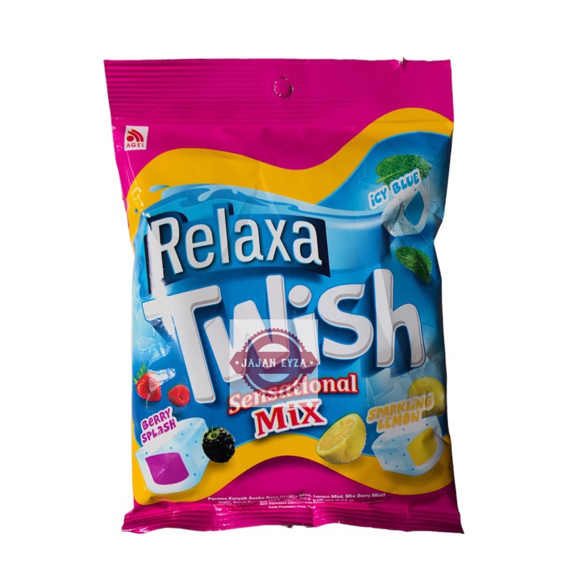 Jual relaxa twist sack / permen sensational mix / sparkling sack / ice ...