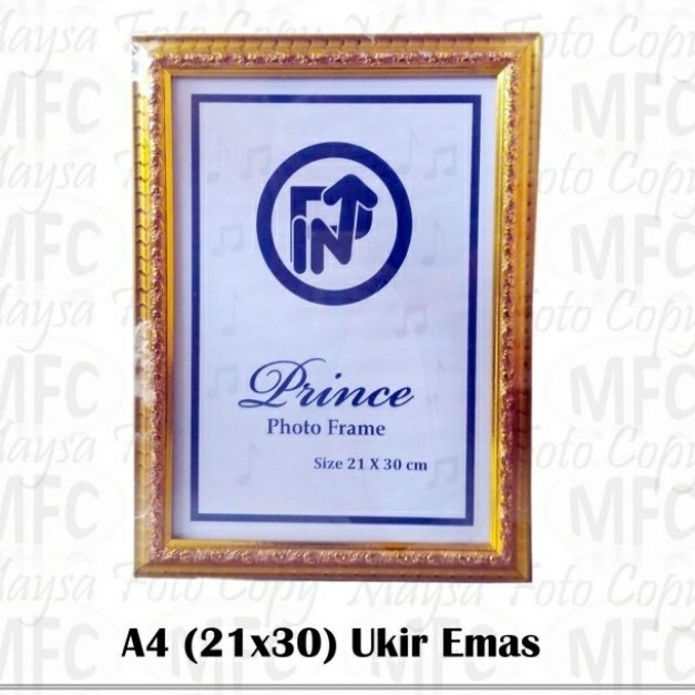 Jual pigura/bingkai/frame a4(21x30) ukir emas | Shopee Indonesia
