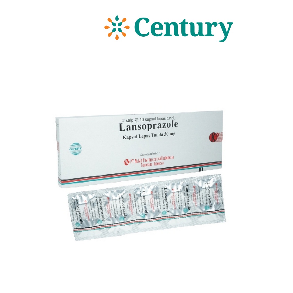 Jual LANSOPRAZOLE 30 GRAM 1 STRIP ISI 10 KAPSUL/OBAT SAKIT MAAG ...